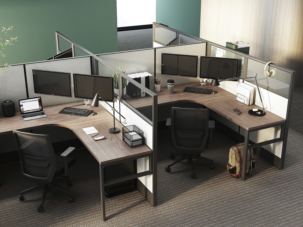 Low Wall Workspace | FR324 | Front Desk Office Furniture
