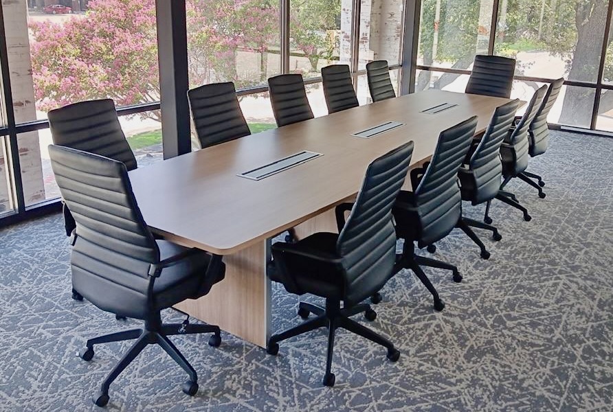 Elegant Conference Room Table at Front Desk Office Furniture