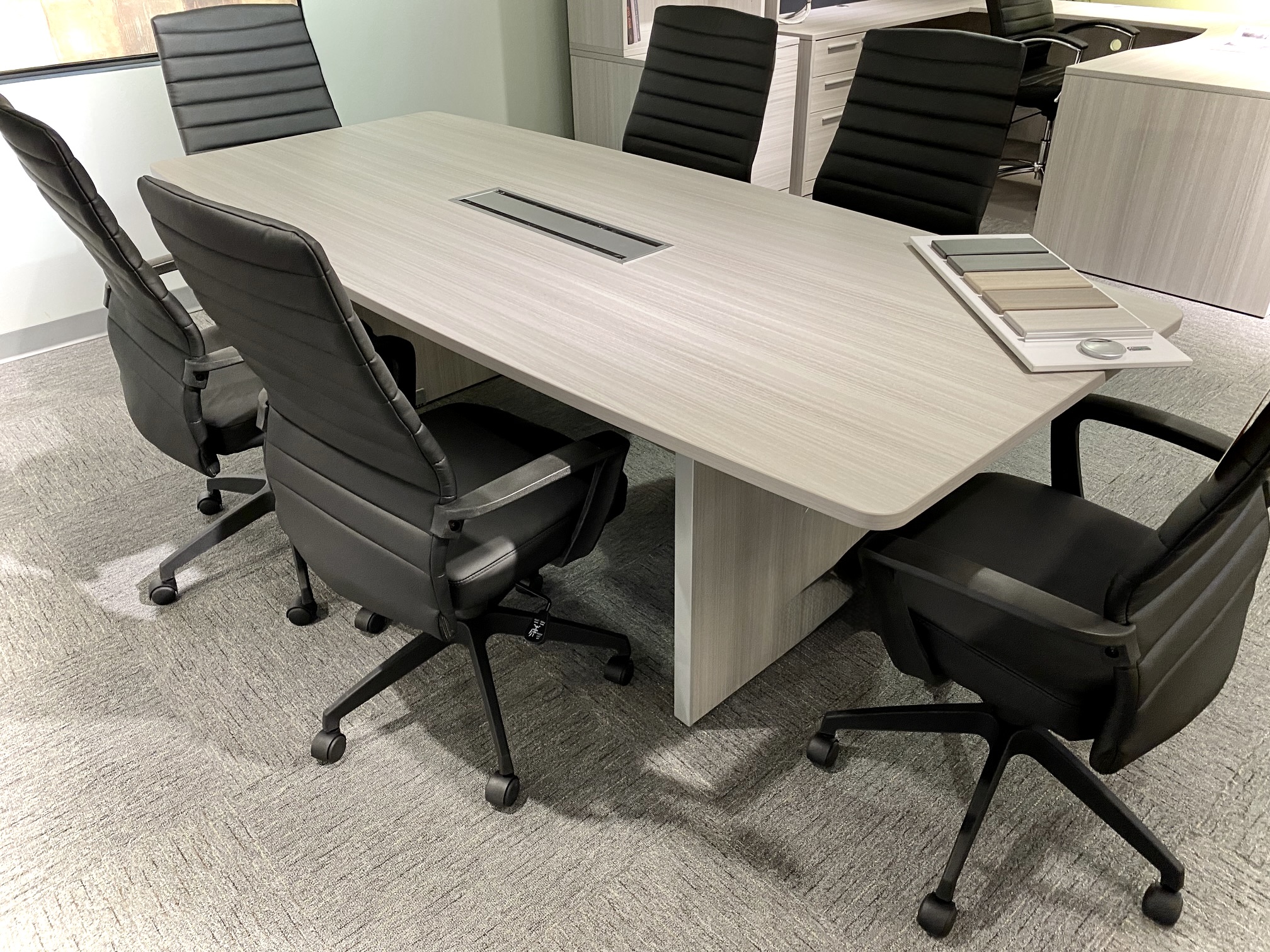 Elegant Conference Room Table at Front Desk Office Furniture