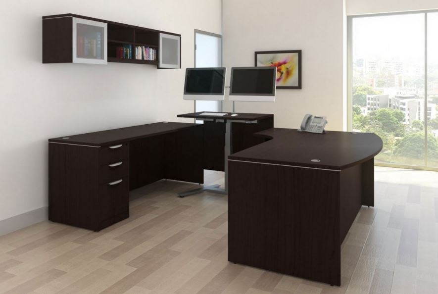 Height Adjustable Bridges Desk | ND101 Front Desk Solution