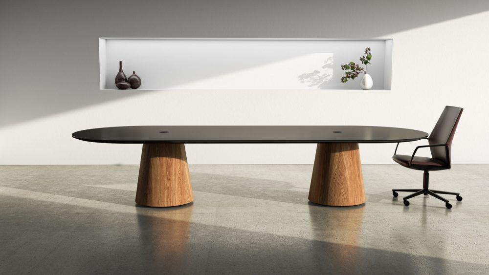 Foundation Drum Modern Conference Table | Conference Tables