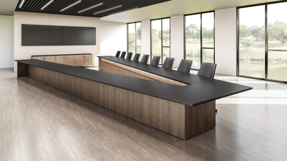 V Shape Conference Table: VOU Modern Design