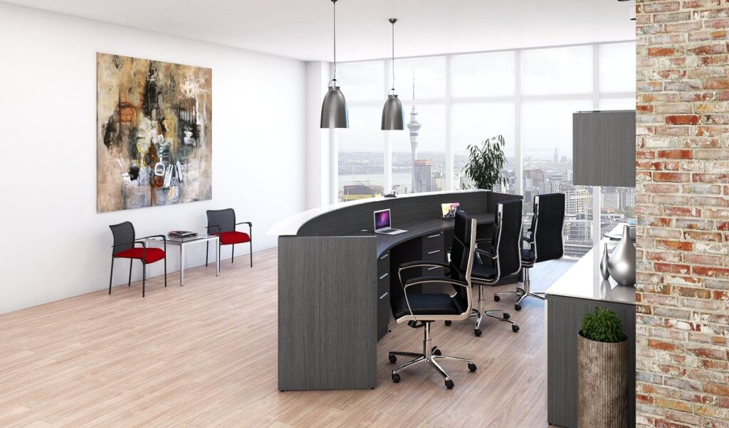 Enhance Efficiency with a Multiperson Reception Desk